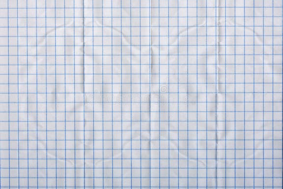 Crumpled Piece of Paper, a Background Stock Photo - Image of math ...