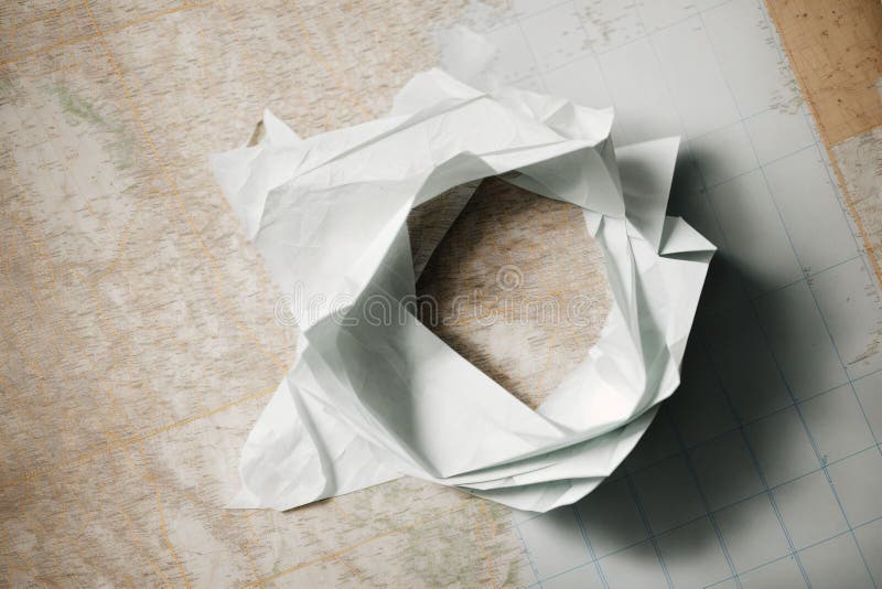 A Crumpled Piece of Paper Unfolding into a Map of the Unknown Stock ...