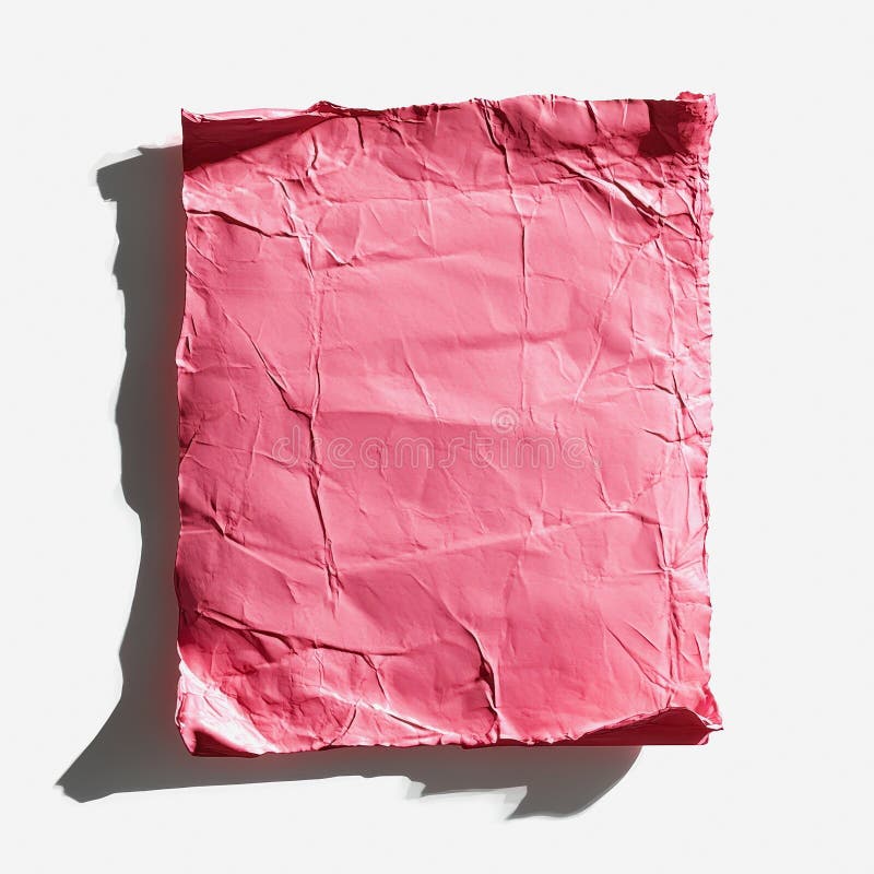 Crumpled Pink Paper Background for Creative Design Projects, Perfect ...