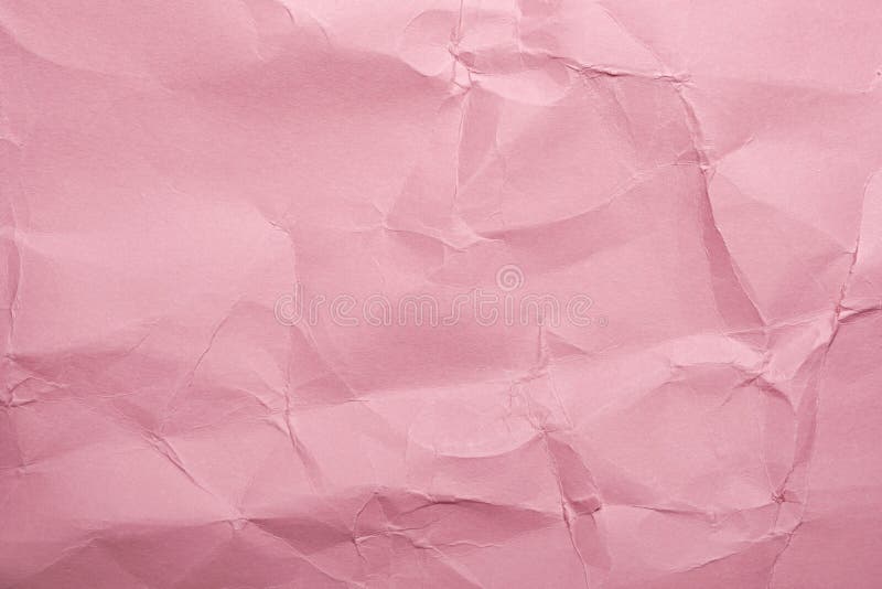 Crumpled Pink Paper Texture Background for Design Stock Image - Image ...