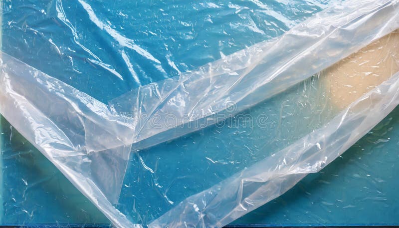 Crumpled Plastic Packaging Texture Resembling CD or Vinyl Cover Art ...