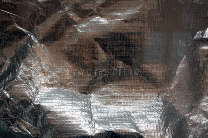 Crumpled Plastic Textile Texture. Stock Photo - Image of design ...