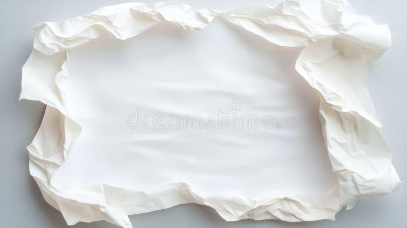 Crumpled Printer Paper Texture with Smooth Center for Creative ...
