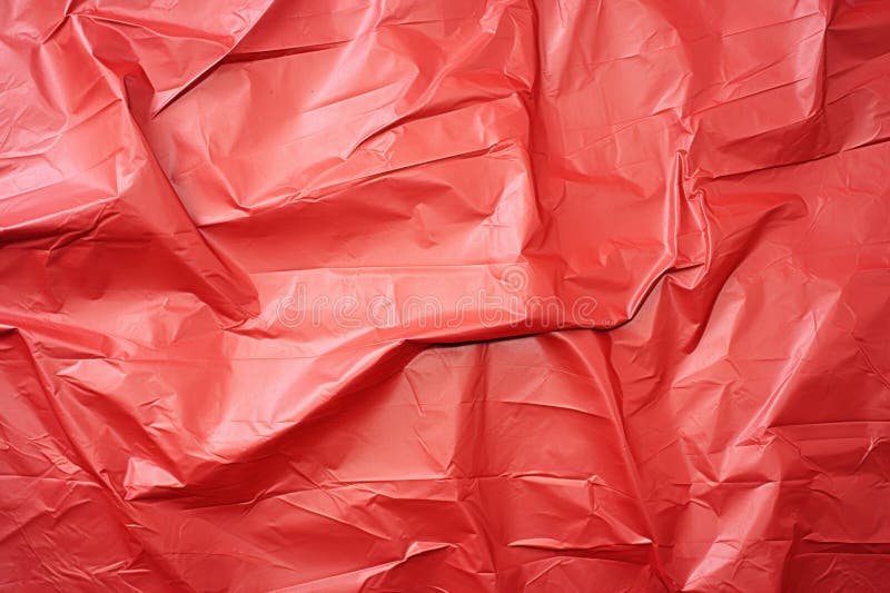 Crumpled Red Plastic Texture Background Stock Illustration - Illustration of texture, embossed ...