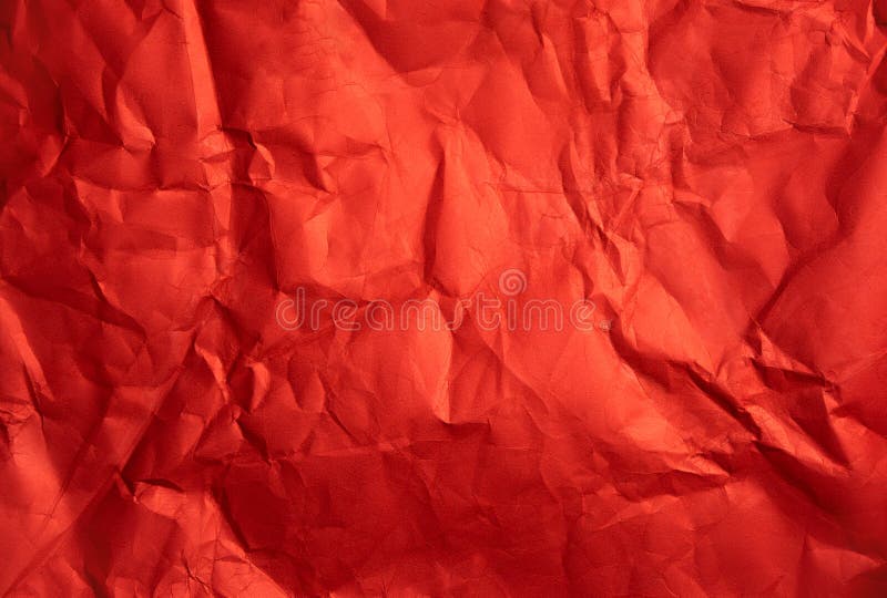 Crumpled Red Sheet of Paper. Paper Texture. Background for Designers ...