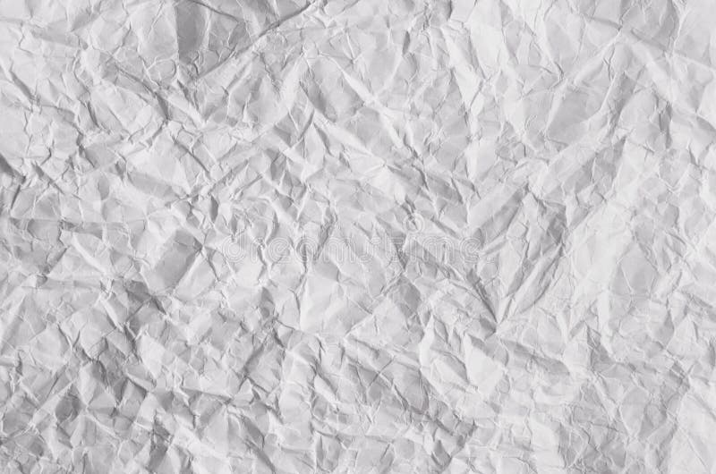 Crumpled Relievo Soft White Paper Texture. Stock Photo - Image of ...