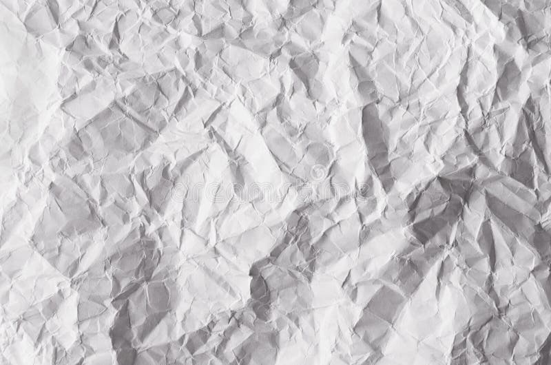 Crumpled Relievo Soft White Paper Texture. Stock Photo - Image of ...