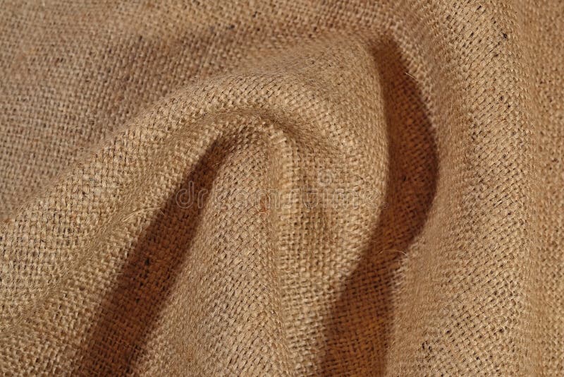 Crumpled Rural Brown Sacking As Background Stock Photos - Free ...