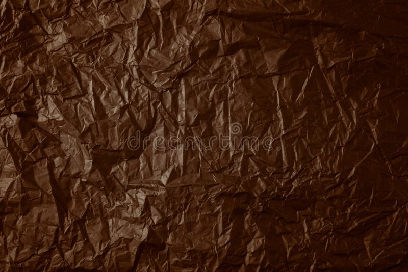 Crumpled Sepia Paper Texture Stock Photo - Image of gray, background ...