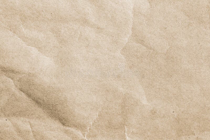 Crumpled Sheet of Eco Paper, Texture Closeup, Zero Waste Material Stock ...