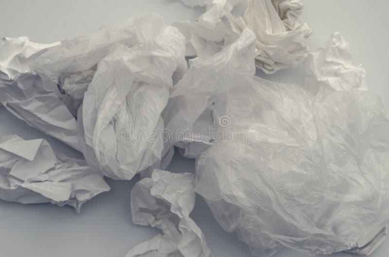 Crumpled Sheets of Paper, Trash. Pollution, Waste, Ecology Stock Image ...