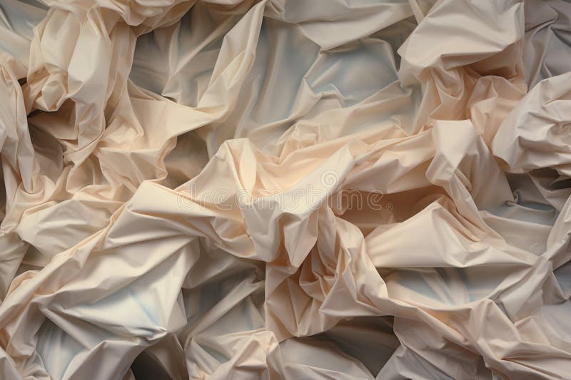 Smoothed Crumpled and Worn White Paper Empty Blank Paper Texture ...