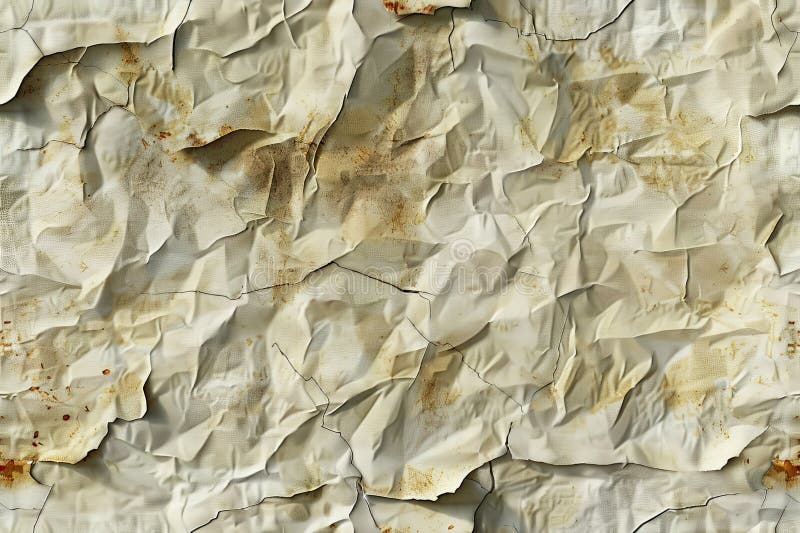 Crumpled Stained Paper Minimalist Grunge Backdrop. Distressed ...