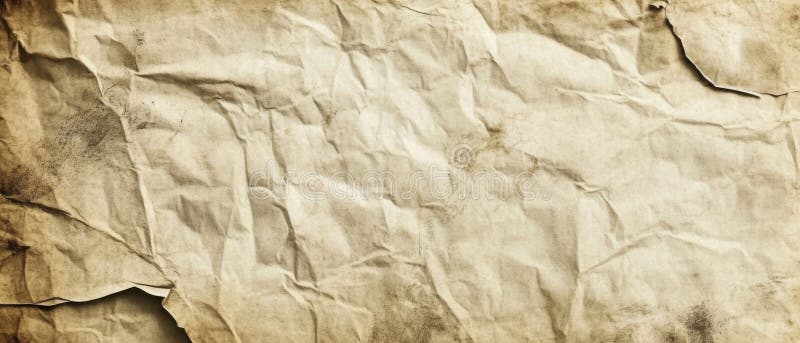 Crumpled and Stained Paper Texture Stock Illustration - Illustration of ...