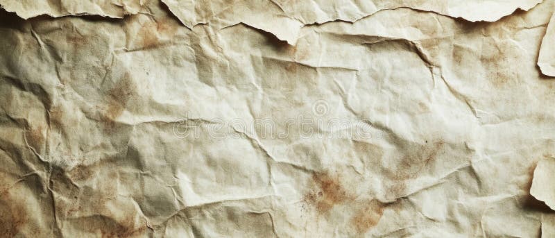 Crumpled and Stained Paper Texture Stock Illustration - Illustration of ...