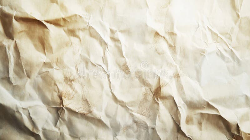 Crumpled and Stained Paper Texture Stock Illustration - Illustration of ...