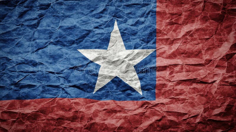 Crumpled Star Banner: a Textured Patriotic Display of Unity and ...