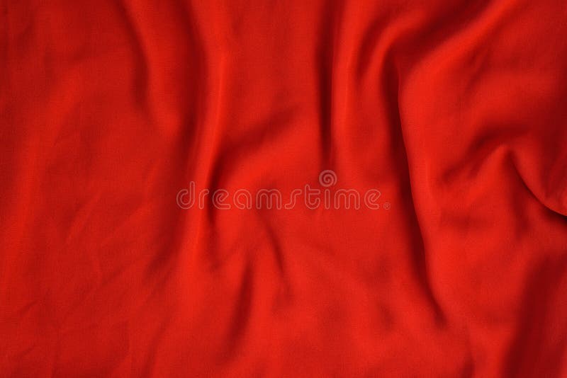 Crumpled Texture of Bright Red Seamless Fabric Stock Photo - Image of ...