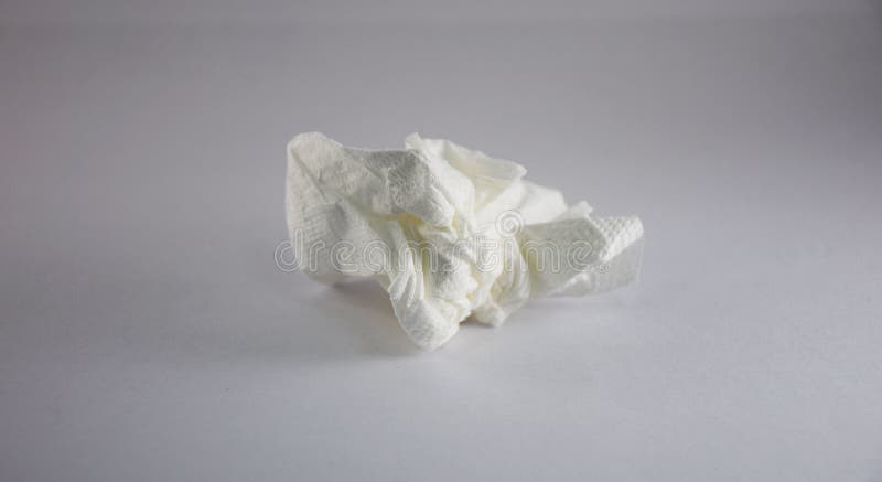 Crumpled tissue paper. stock image. Image of crumbled - 74413095