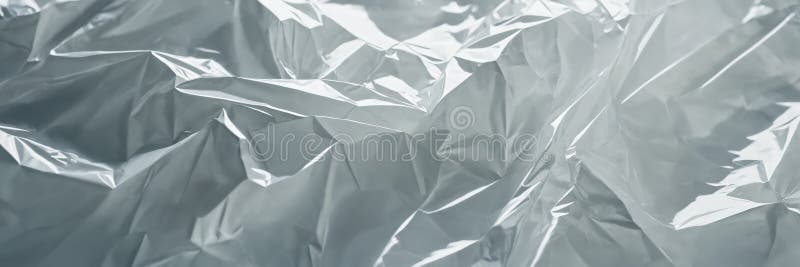 Crumpled Transparent Plastic Sheet, Abstract Background Texture Stock ...