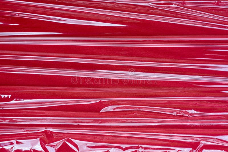 Crumpled Transparent Plastic Sheet Stock Image - Image of cover ...