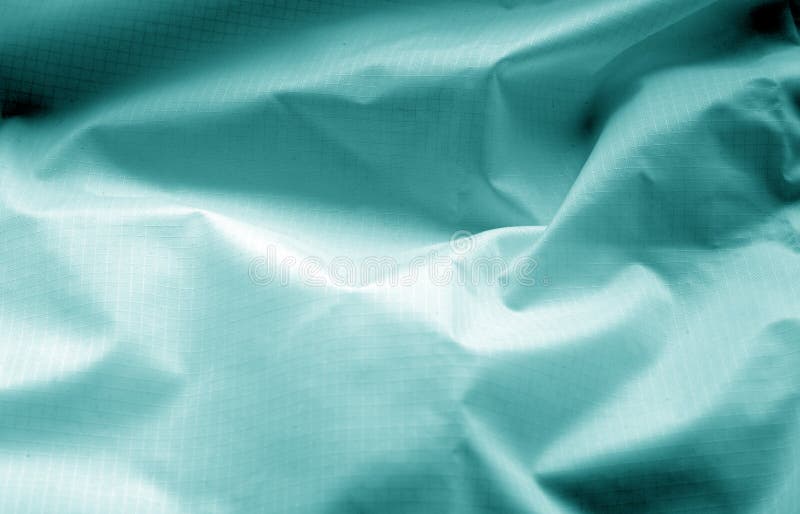Crumpled Transparent Plastic Surface in Cyan Color Stock Image - Image ...