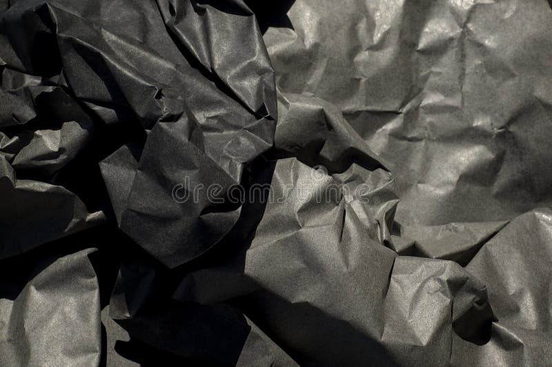 Crumpled Up Thick Black Paper Stock Photos - Free & Royalty-Free Stock ...