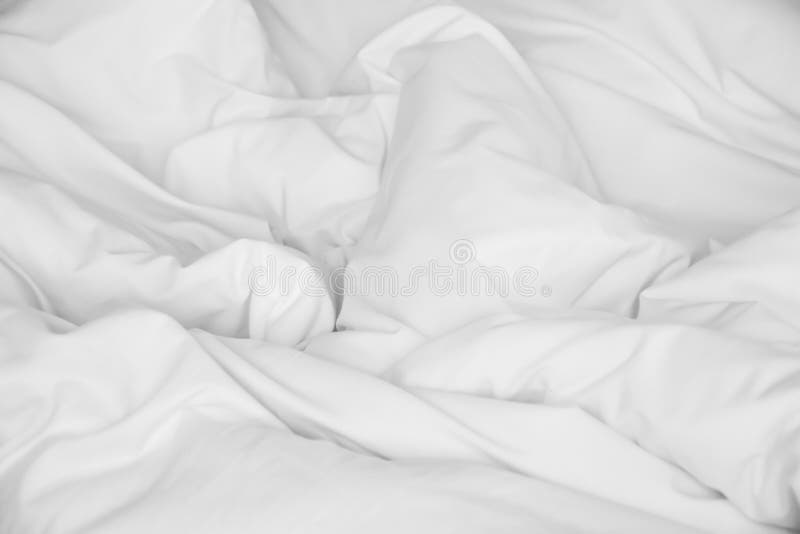 Crumpled White Fabric Cloth Texture Background Stock Photo - Image of ...