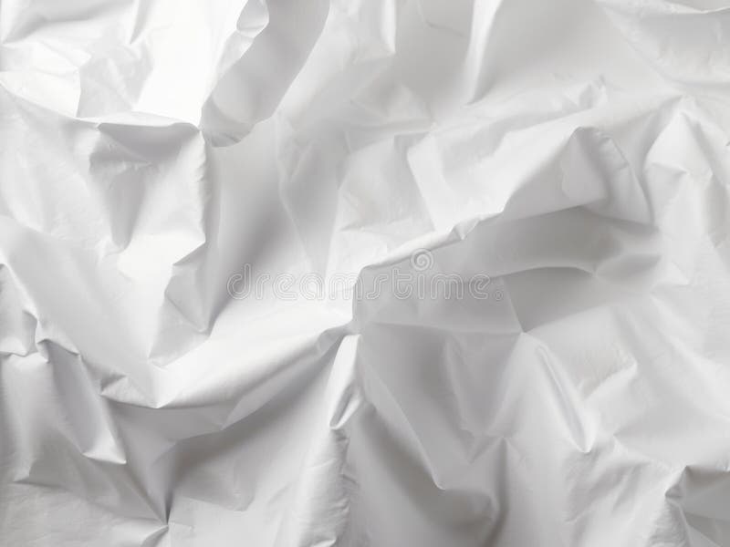 Crumpled White Paper Background for Textured Design Projects Stock ...