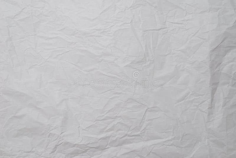 Crumpled White Paper Isolated on White Background Stock Photo - Image ...