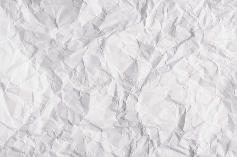 Crumpled Relievo Soft White Paper Texture. Stock Photo - Image of ...