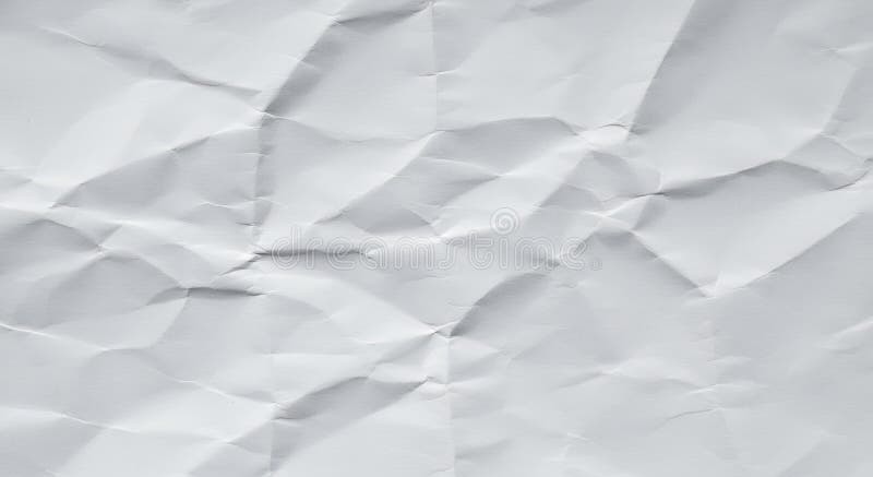 Crumpled White Paper Texture Background: High-Res Image for Design ...