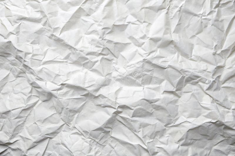 Crumpled White Paper Texture for Creative Projects Stock Illustration ...