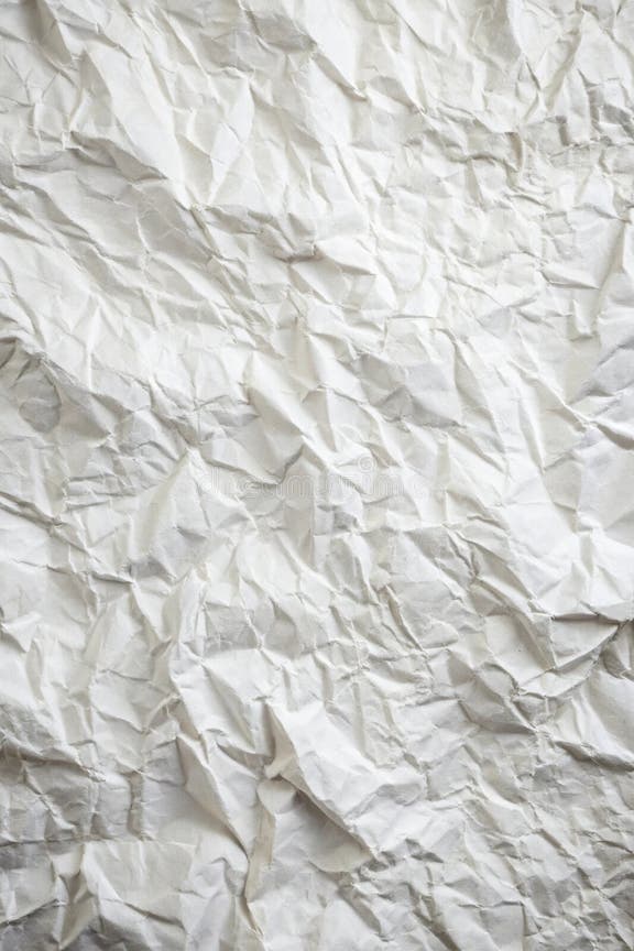 Crumpled White Paper Texture for Creative Projects Stock Illustration ...