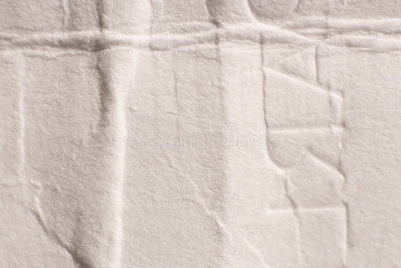 Crumpled White Paper Texture Stock Photo - Image of sheet, warm: 181324418