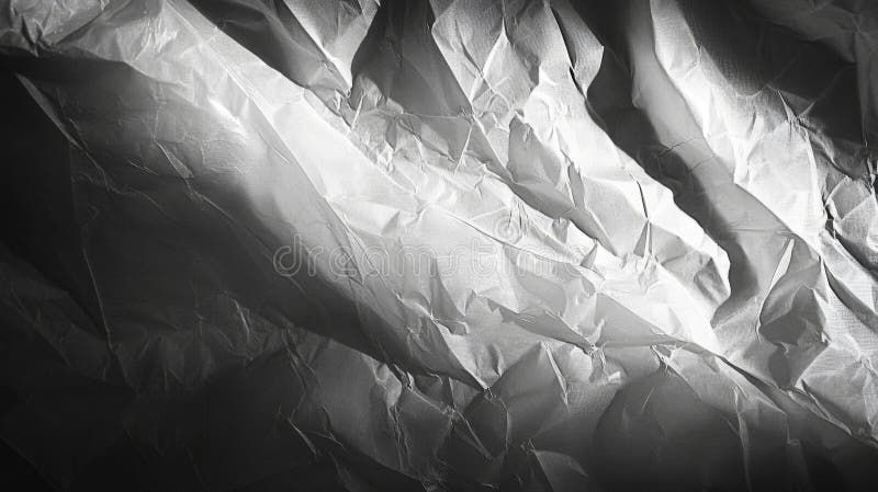 Crumpled White Paper Texture with Shadow Stock Illustration ...
