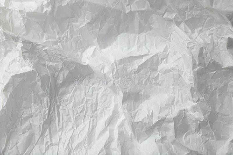Crumpled White Tracing Paper Texture Stock Photo - Image of texture ...