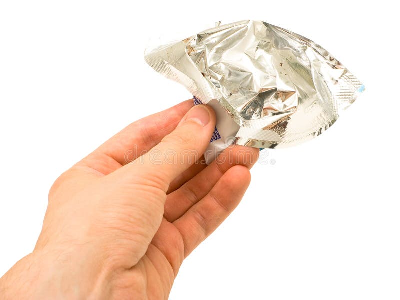 Crumpled wrapper stock photo. Image of aluminum, material - 15397372