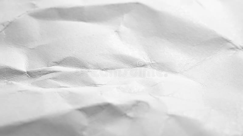 Crumpled Wrinkled White Wrapping Paper As Abstract Empty Background for ...