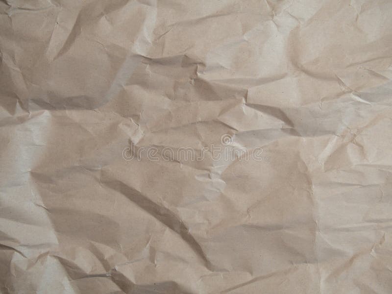 Crumpled Wrinkled Wrapping Paper with Abstract Texture. Empty Blank ...