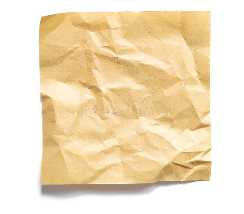 415 Crumpled Post Note Yellow Stock Photos - Free & Royalty-Free Stock ...