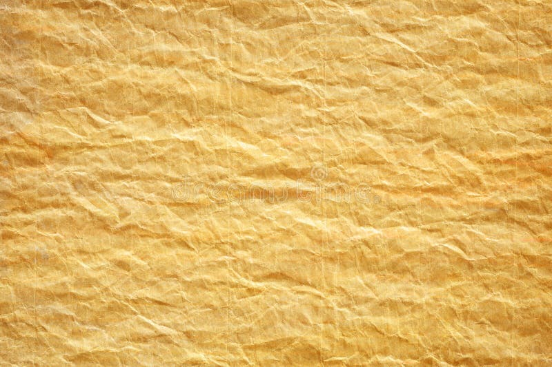 Crumpled Yellow Paper stock image. Image of grungy, damaged - 25955599