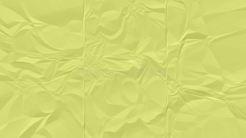 Crumpled Yellow Paper Background Stock Illustration - Illustration of ...