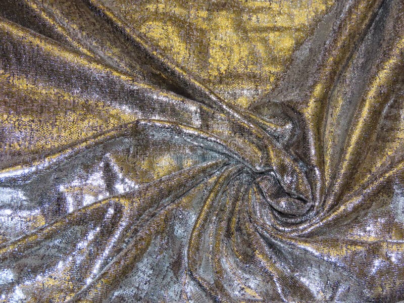 Crunched bronze textile stock photo. Image of crunched - 194907646