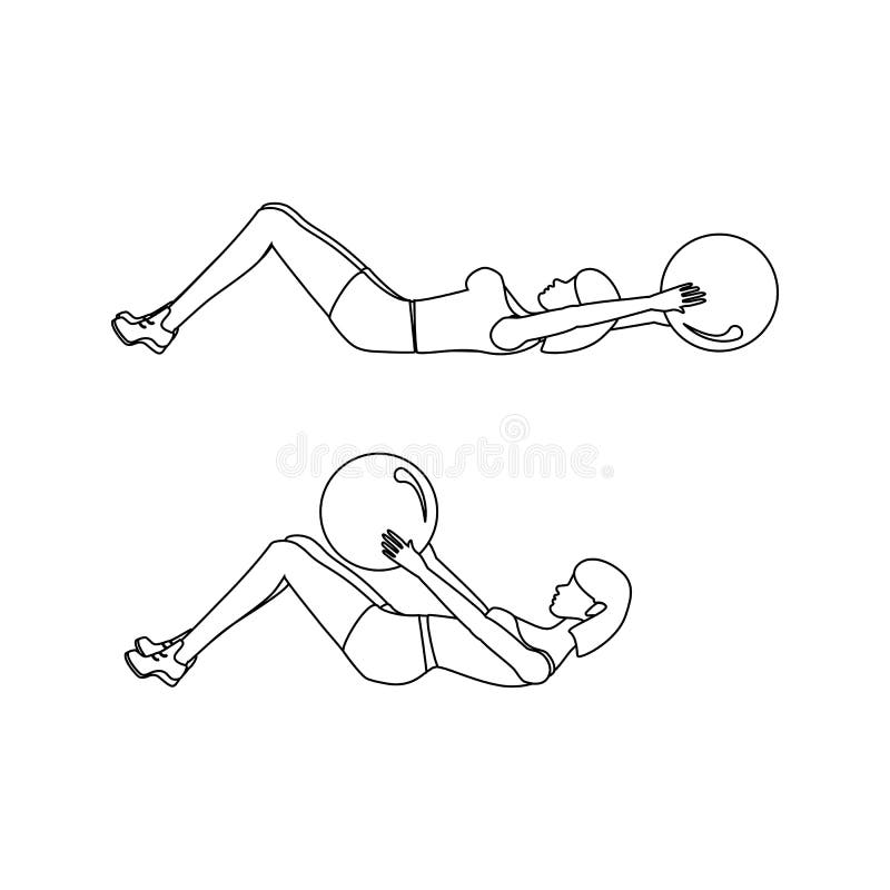 Crunches Stock Illustrations 663 Crunches Stock Illustrations