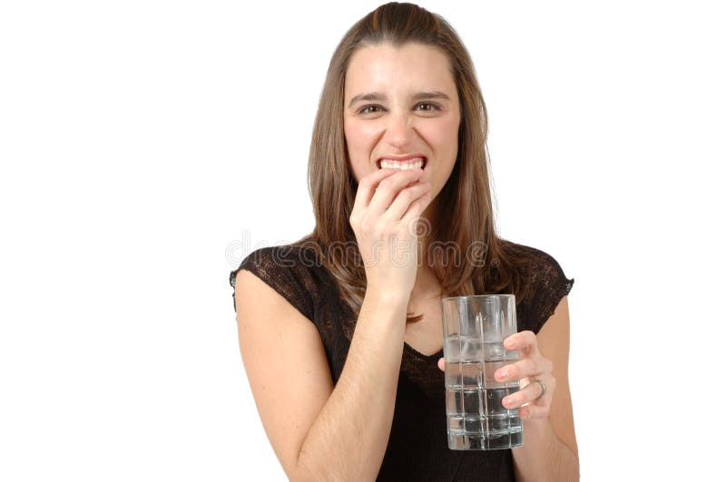 Crunching on Ice stock photo. Image of glass, eight, crystal - 642076