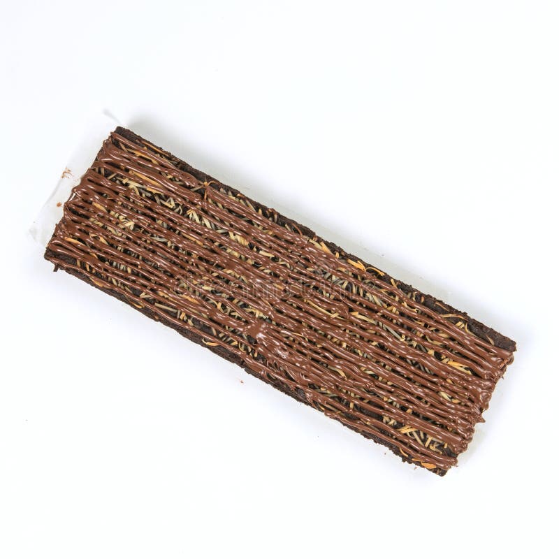 A Crunchy Bar Layered with Crispy Rice and Nuts, Coated in Rich ...