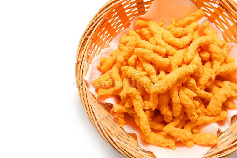 Crunchy cheese snacks stock photo. Image of curls, colors - 40498870