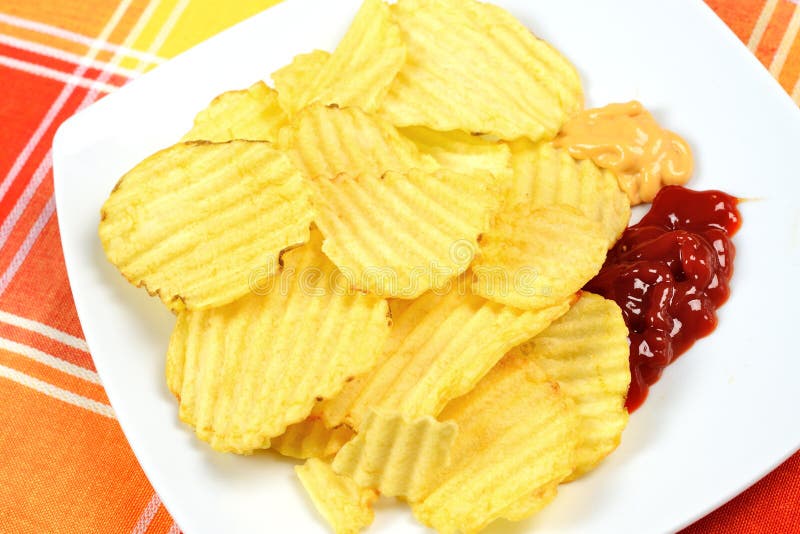 Crunchy chips stock image. Image of appetizer, grilled - 38716037