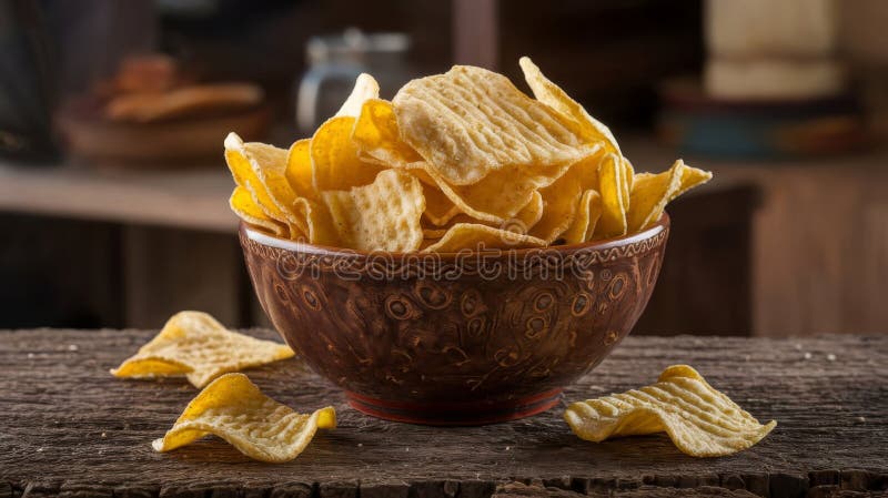 Crunchy Corn Chips Filling the Frame As a Snack Background Stock ...